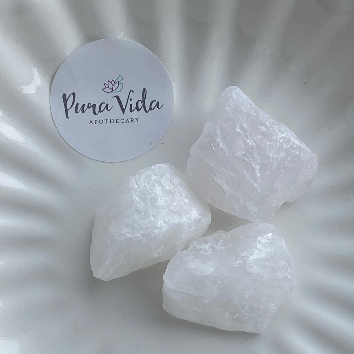White Quartz | Raw Stone – Pura Vida Apothecary